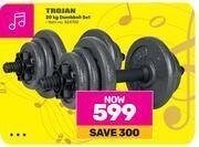 Trojan 20kg dumbbell set offer at Game