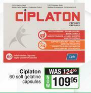 Ciplaton 60 Soft Gelatine Capsules offer at Dis-Chem