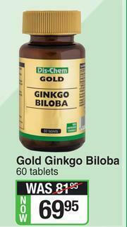 Dis-Chem Gold Ginkgo Biloba-60 Tablets offer at Dis-Chem