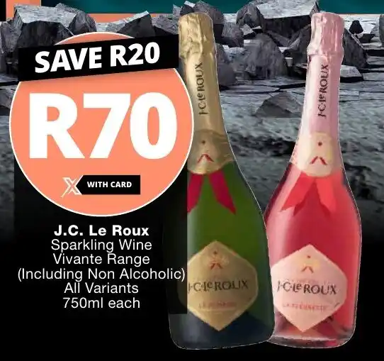 J.C. Le Roux Sparkling Wine Vivante Range (Including Non Alcoholic) All ...
