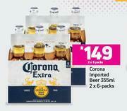 Corona Imported Beer-2 x 6x355ml offer at Game