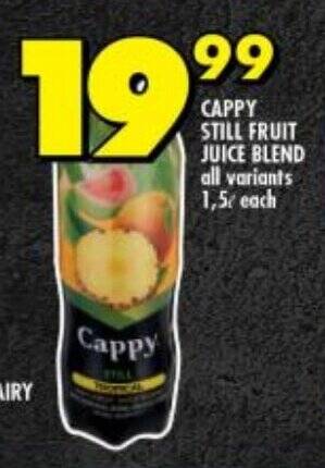 All Cappy Fruit offers - Find and view the cheapest Cappy Fruit offer!