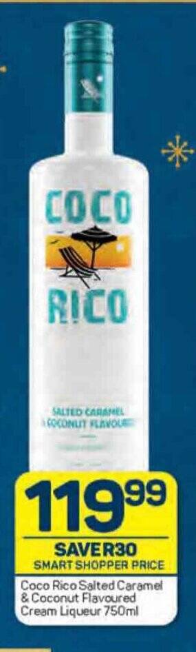 Coco Rico Salted Caramel & Coconut Flavoured Cream Liqueur 750ml offer ...