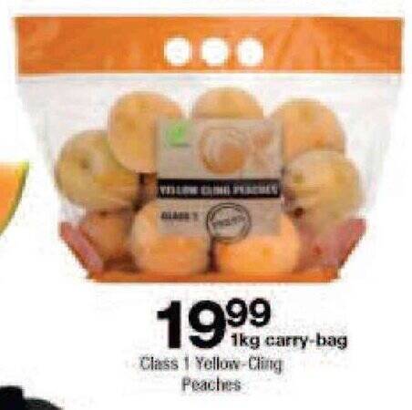 Peaches specials at Checkers – Aug 2025