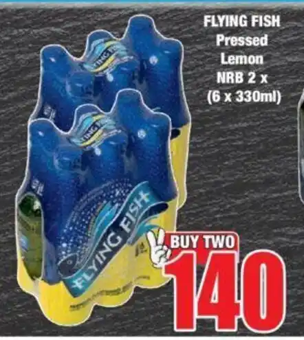 FLYING FISH Pressed Lemon NRB 2x (6x330ml) offer at Boxer