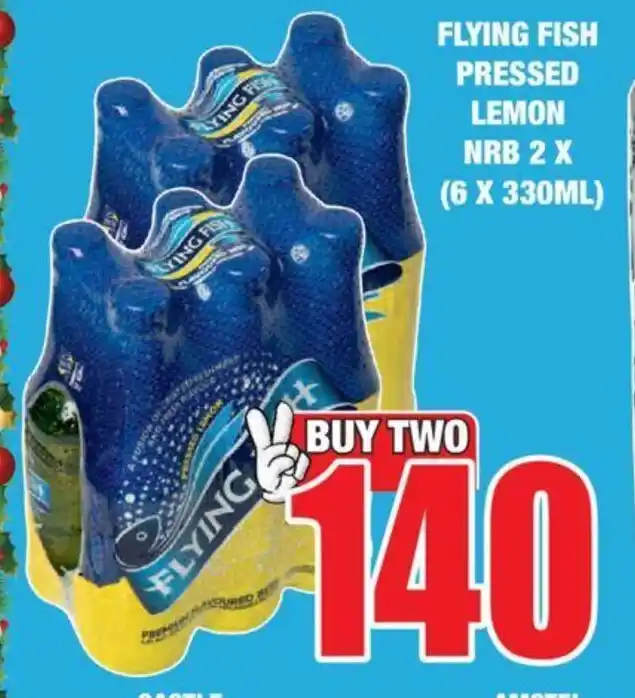 FLYING FISH PRESSED LEMON NRB 2 X (6 X 330ML) offer at Boxer Liquors