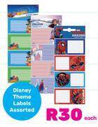 Disney theme labels assorted-each offer at Game