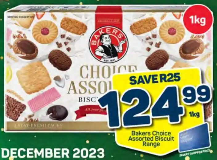Bakers Choice Assorted Biscuit Range 1kg offer at Pick n Pay