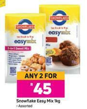 Snowflake Easy Mix Assorted-For Any 2 x 1Kg offer at Game
