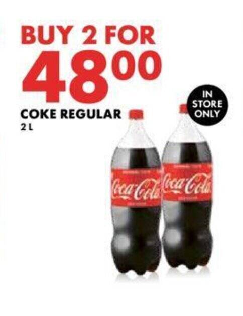 COKE REGULAR 2L offer at Woolworths