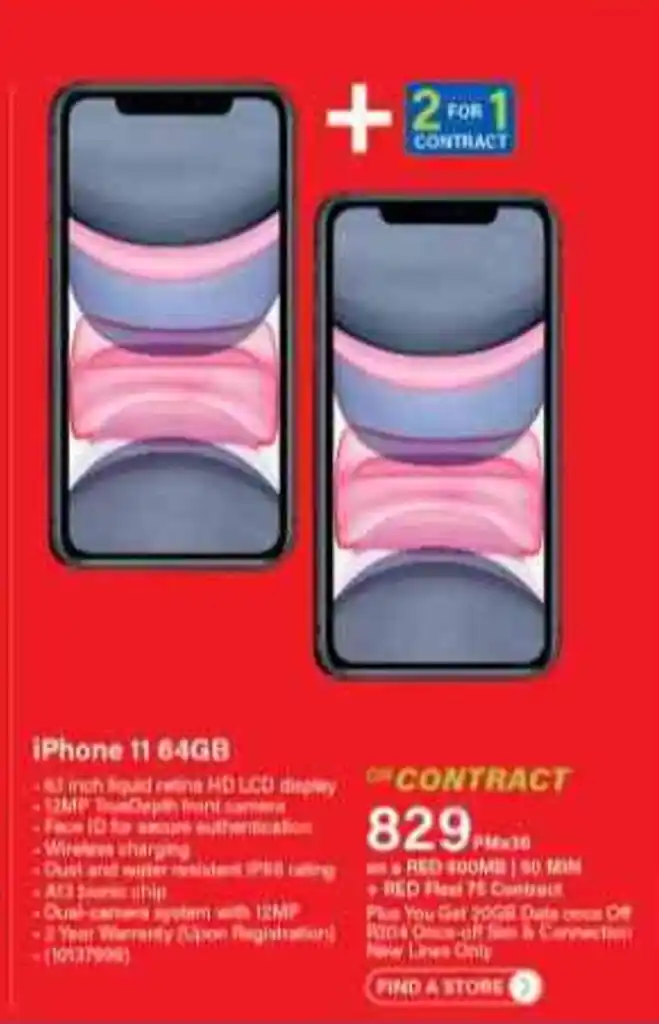 iPhone 11 64GB Contract offer at Incredible Connection
