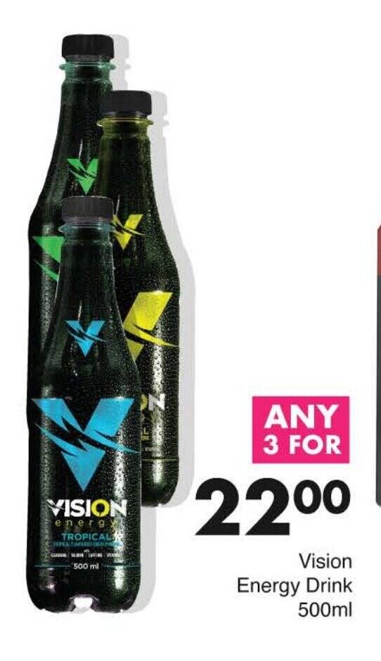 Vision Energy Drink 500ml offer at Save Vision Energy Drink 500ml offer at Save