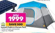 Campmaster instant cabin 6 person tent offer at Game