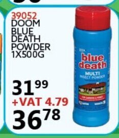 Doom Blue Death Powder 1x500ml offer at Africa Cash and Carry