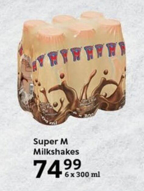 Super M Milkshakes offer at Oxford Freshmarket