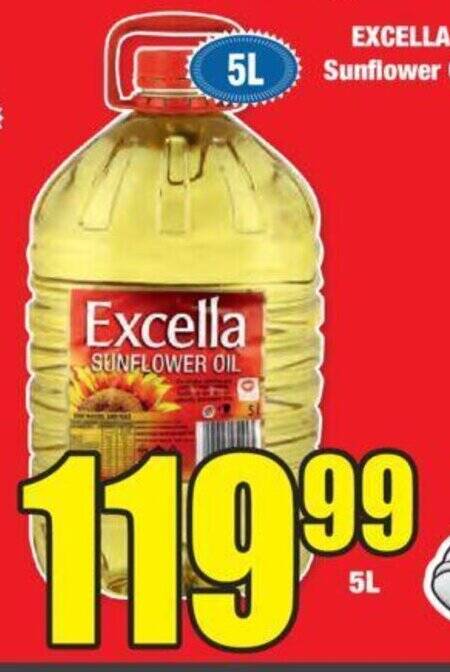 EXCELLA Sunflower Oil offer at Boxer