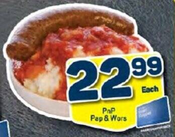 PnP Pap & Wors offer at Pick n Pay