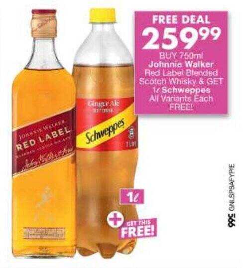 Johnnie Walker specials at President Hyper – Aug 2025