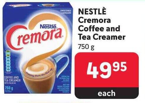 NESTLÈ Cremora Coffee and Tea Creamer 750g offer at Makro