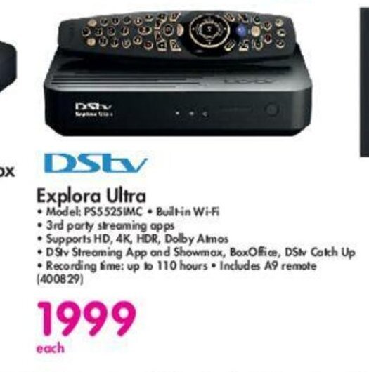DSTv- Explora Ultra offer at Makro