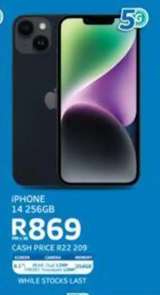 IPHONE 14 256GB offer at Telkom