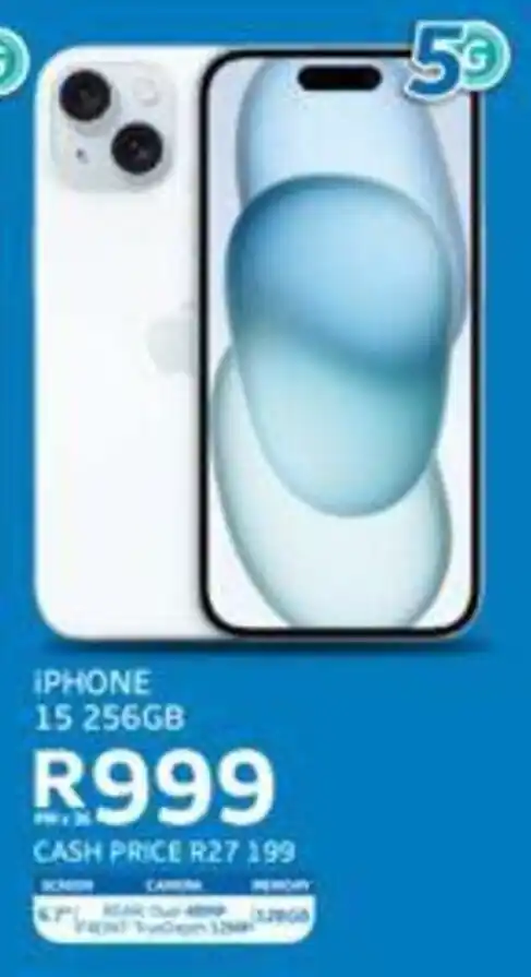 IPHONE 15 256GB offer at Telkom