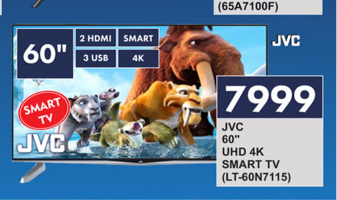 JVC - 60" UHD 4K Smart TV (LT-60N7115) offer at President Hyper