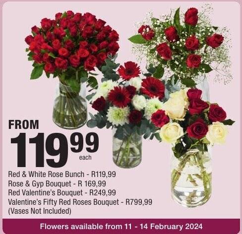 Red & White Rose Bunch, Rose & Gyp Bouquet, Red Valentine's Bouquet ...