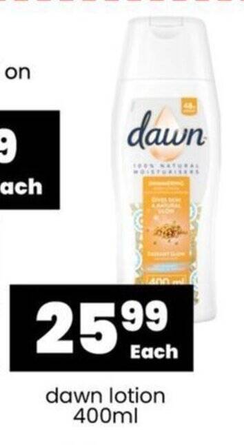 Dawn lotion 400ml offer at Super Save