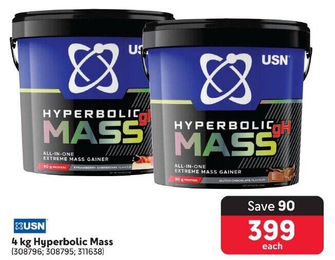 USN 4kg Hyperbolic Mass offer at Makro