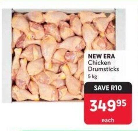 NEW ERA Chicken Drumsticks 5kg offer at Makro