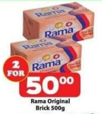 Rama Original Brick 500g offer at Check Save