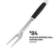 Naterial Braai Fork Beta (Stainless Steel) 81442298 offer at Leroy Merlin