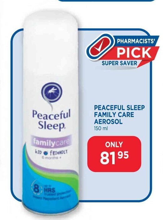 Peaceful Sleep Family Care Aerosol 150ml offer at Link Pharmacy