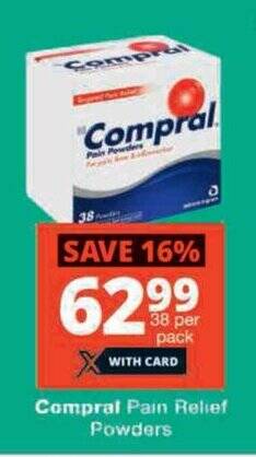 All Compral offers - Find and view the cheapest Compral offer!