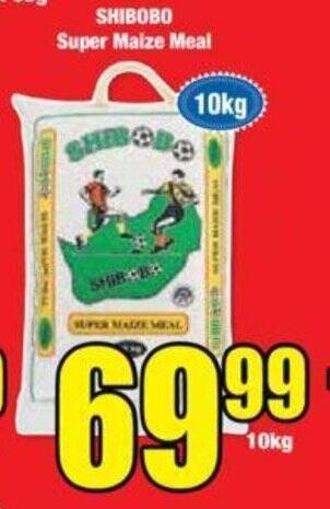 SHIBOBO Super Maize Meal 10kg offer at Boxer