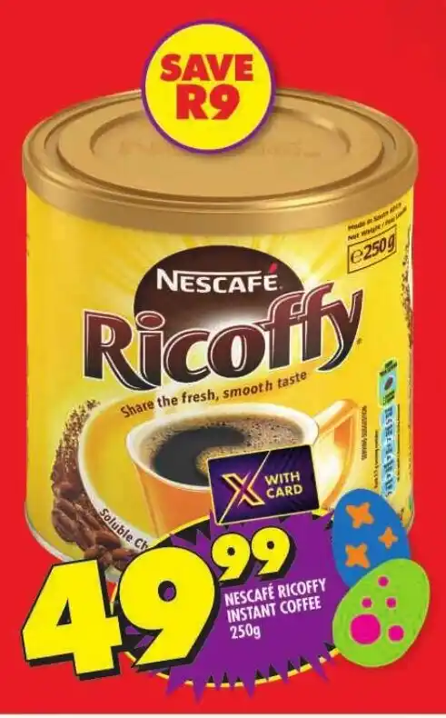 NESCAFÉ RICOFFY INSTANT COFFEE offer at Shoprite
