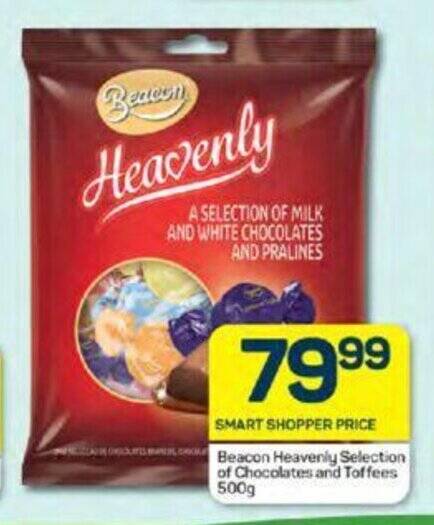 Beacon Heavenly Selection of Chocolates and Toffees 500g offer at Pick ...