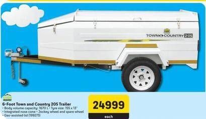 Camp master - foot town and country 205 trailer offer at Makro