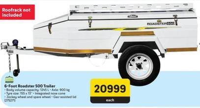 Camp master - foot roadster 500 trailer offer at Makro
