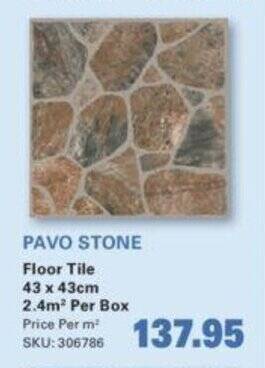 PAVO STONE Floor Tile offer at Cashbuild