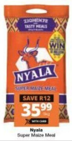 Nyala SUper Maize Meal offer at Checkers