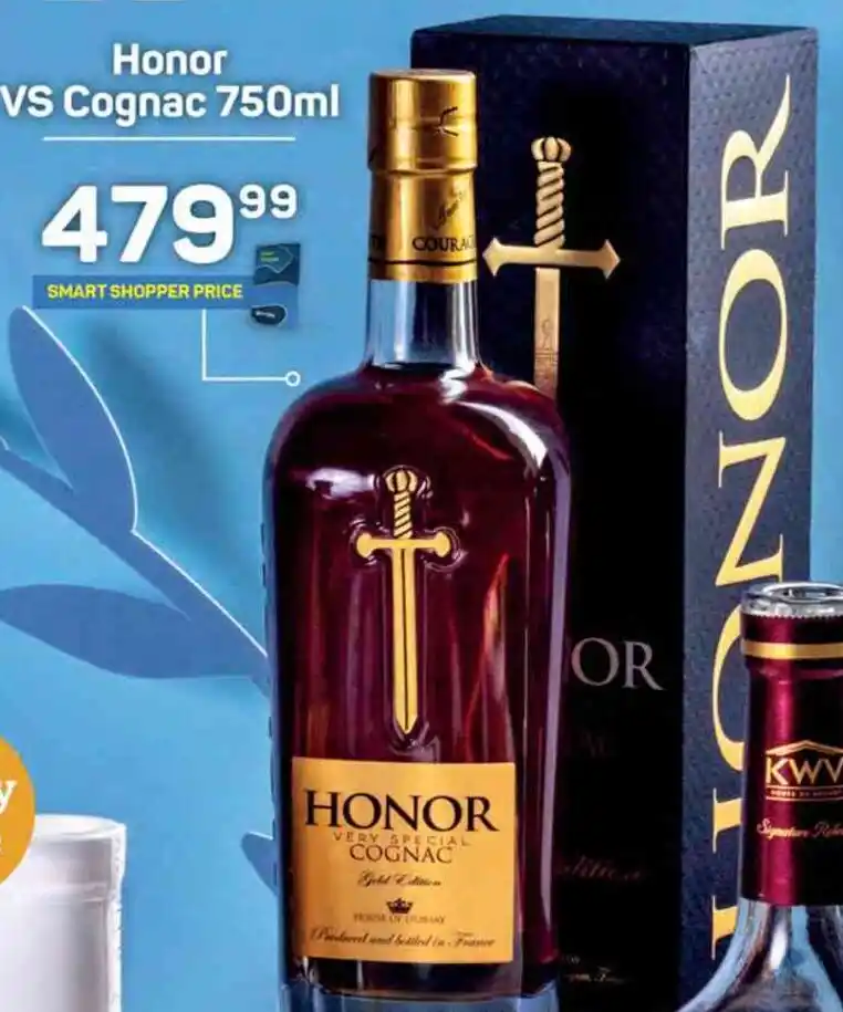 Honor VS Cognac 750ml offer at Pick n Pay