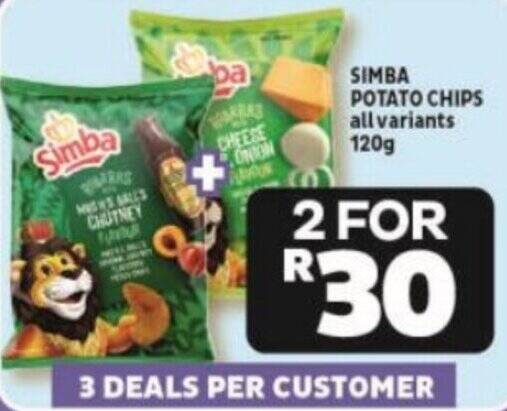 Simba specials Usave – Jul 2025