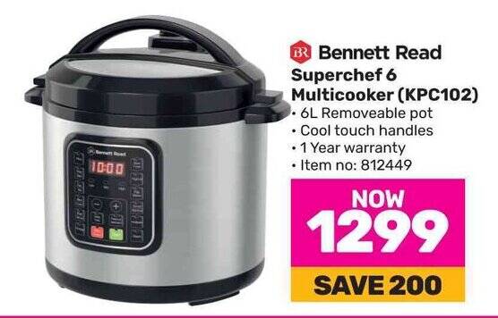 Bennett Read Superchef 6 Multicooker (KPC102) offer at Game