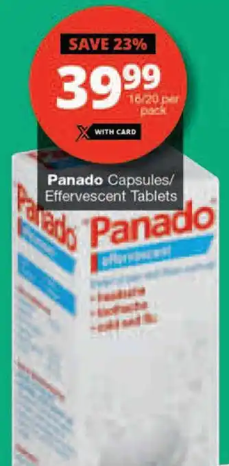 All Panado offers - Find and view the cheapest Panado offer!