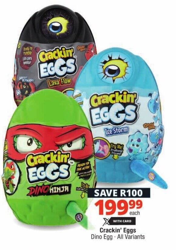 Crackin' Eggs Dino Egg All Variants offer at Checkers