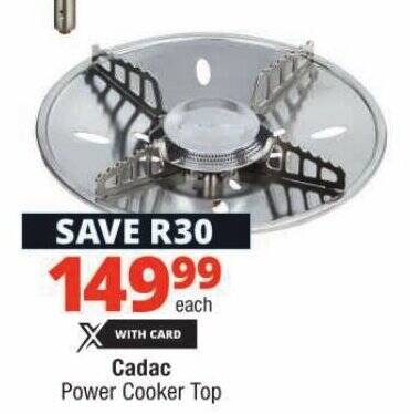 Cadac Power Cooker Top offer at Checkers