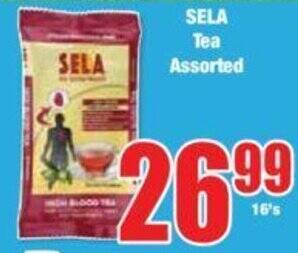 SELA Tea Assorted offer at Boxer