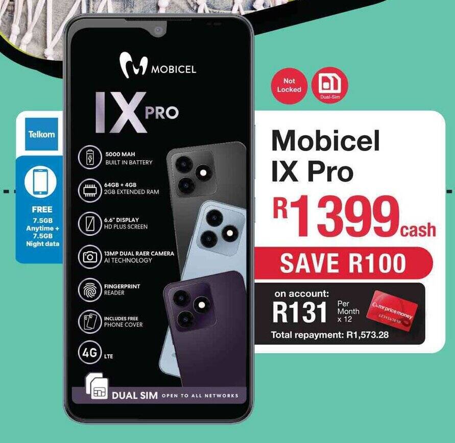 Mobicel IX Pro offer at MRP